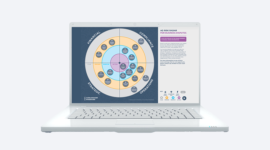 AG Risk Radar Toolkit | Addleshaw Goddard LLP